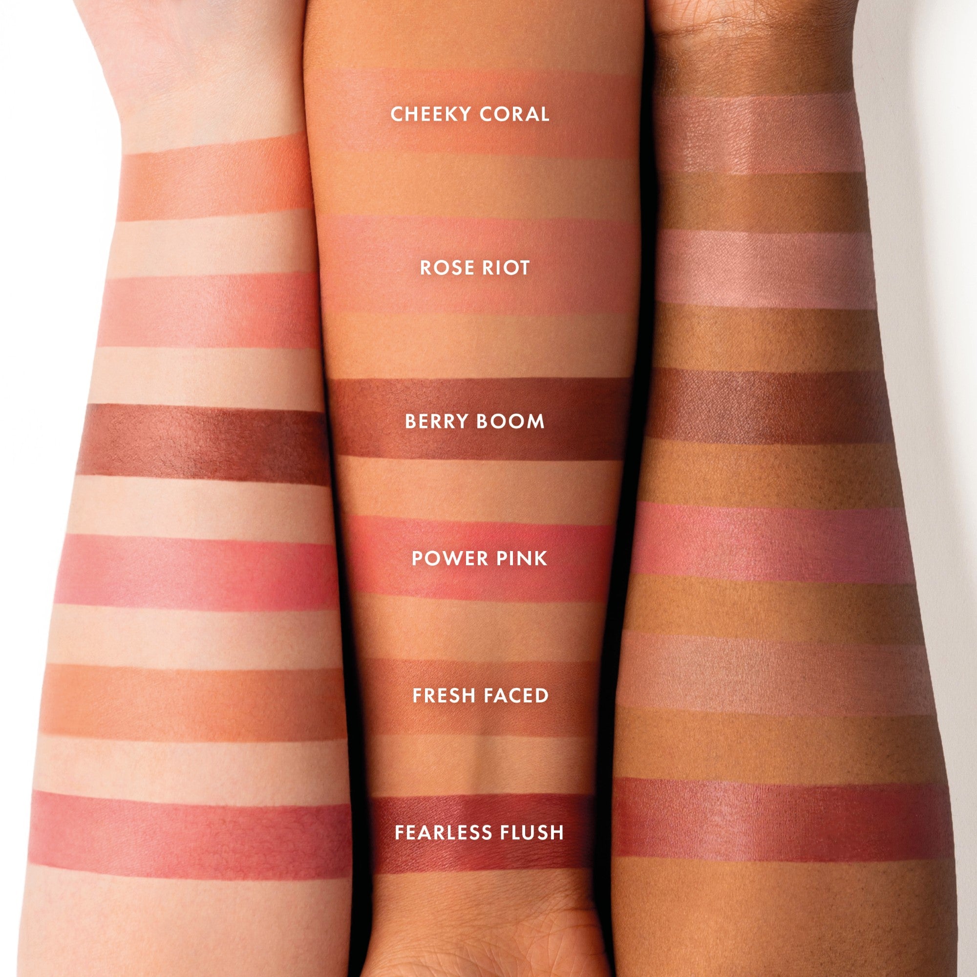 Shades of blush store