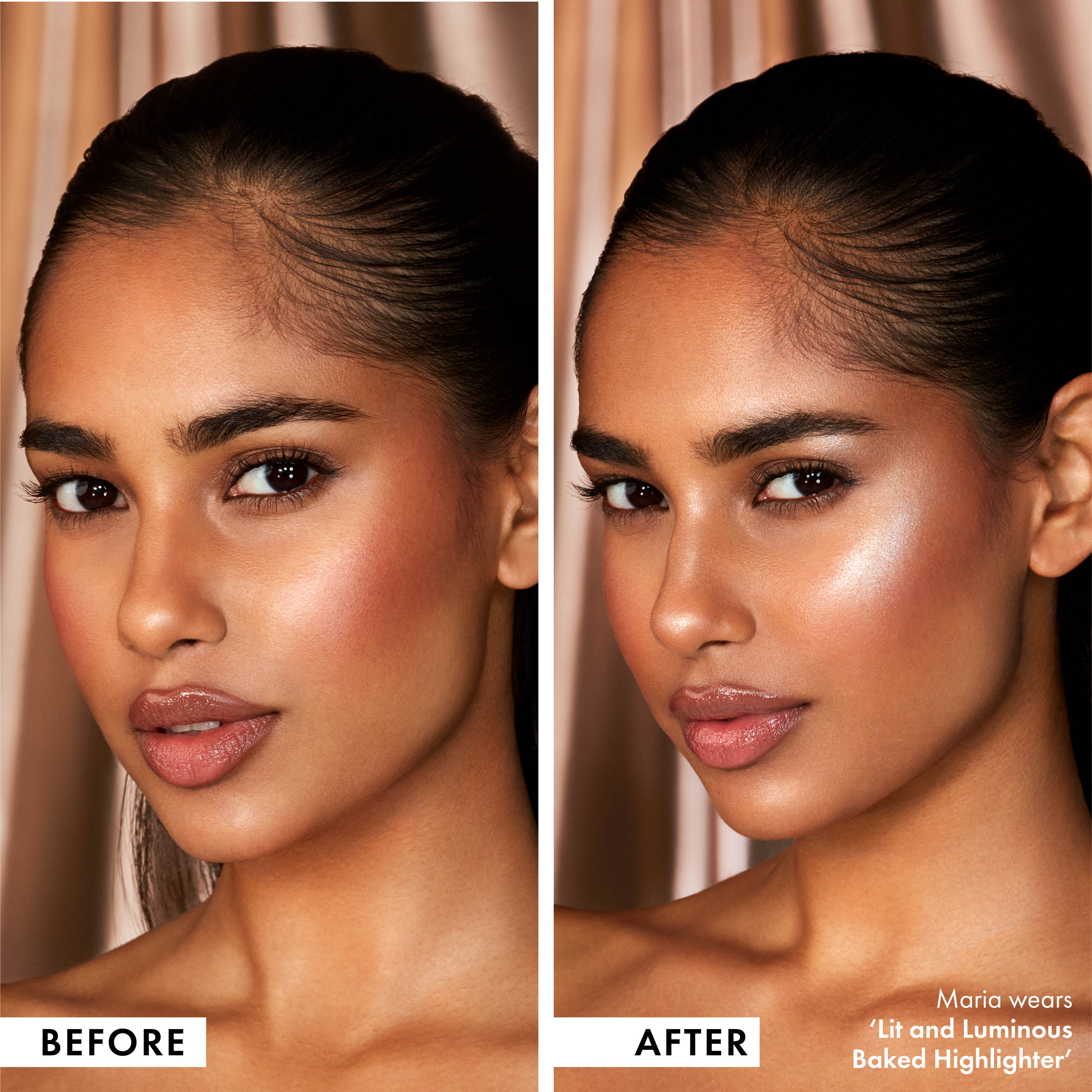 Highlighting with powder store